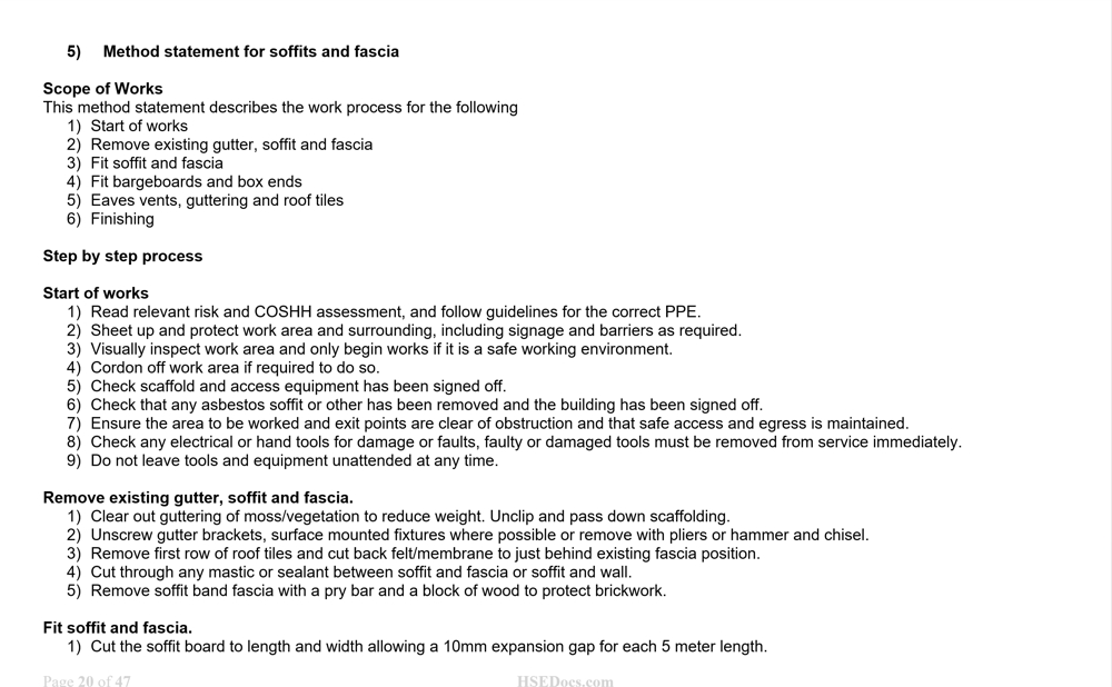 Health and Safety for UPVC Window Fitters | HSEDocs